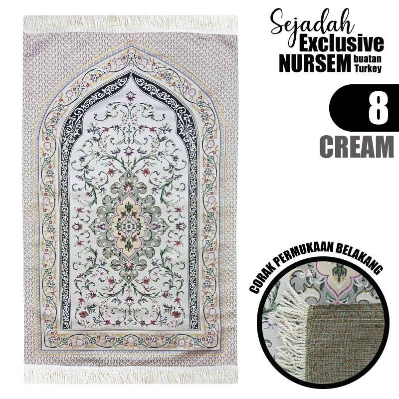 SEJADAH EXCLUSIVE NURSEM BUATAN TURKEY 70X120 MADE IN TURKEY/PRAYER MAT ...
