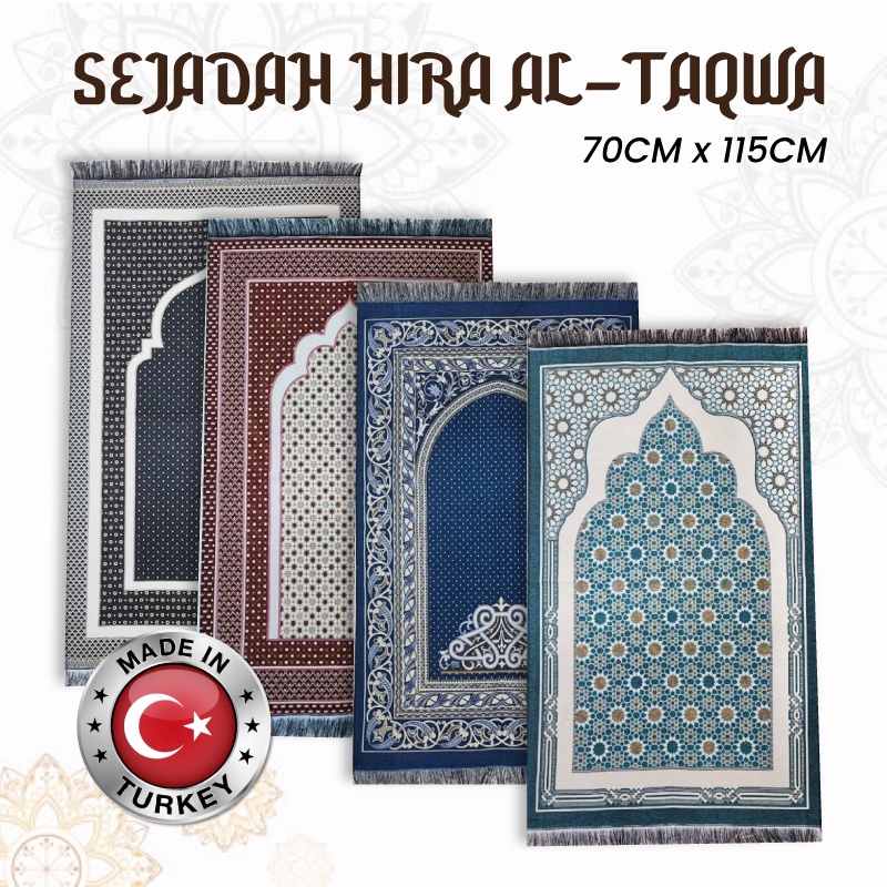 (RANDOM)SEJADAH HIRA AL-TAQWA 70CM X 115CM